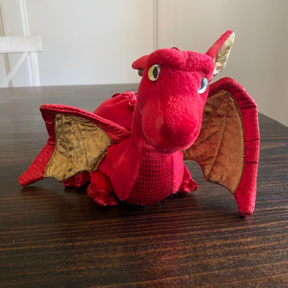 Ty | Toys | Ty Classic Fossils Red Dragon 7 Plush Stuffed Animal Toy ...